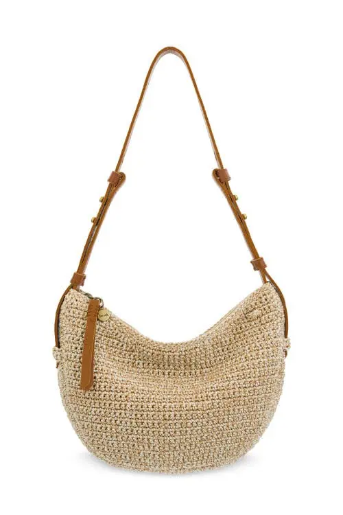 THE SAK Tess Hand-crocheted Shoulder Bag - Bamboo Static