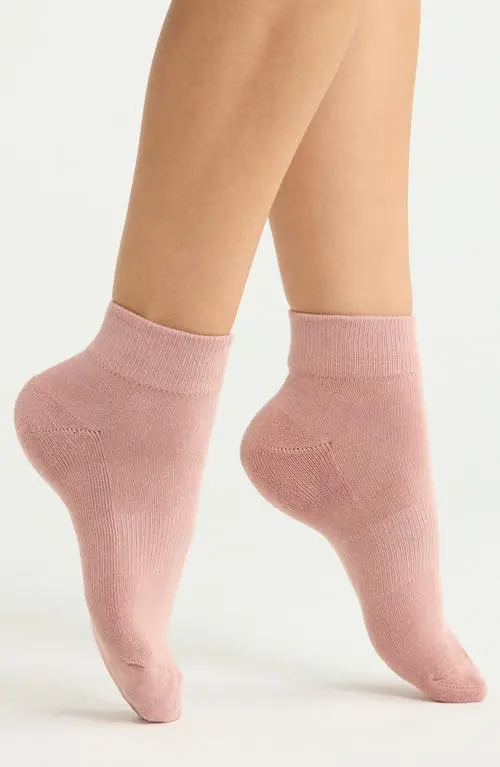 Nordstrom Everyday Quarter Socks Pack Of 3 - Oatmeal Multi