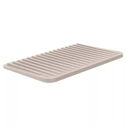 OU Durable Heat Resistant Nonslip Kitchen Glasses Drying Mat - Beige