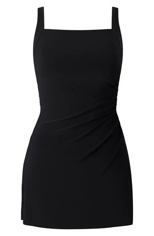 Miraclesuit Rock Solid Orla Underwire Swim Dress - Blk