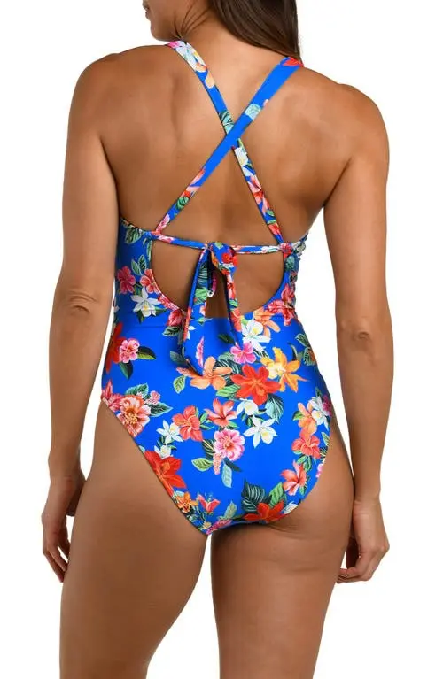 La Blanca Plunge One-piece Swimsuit