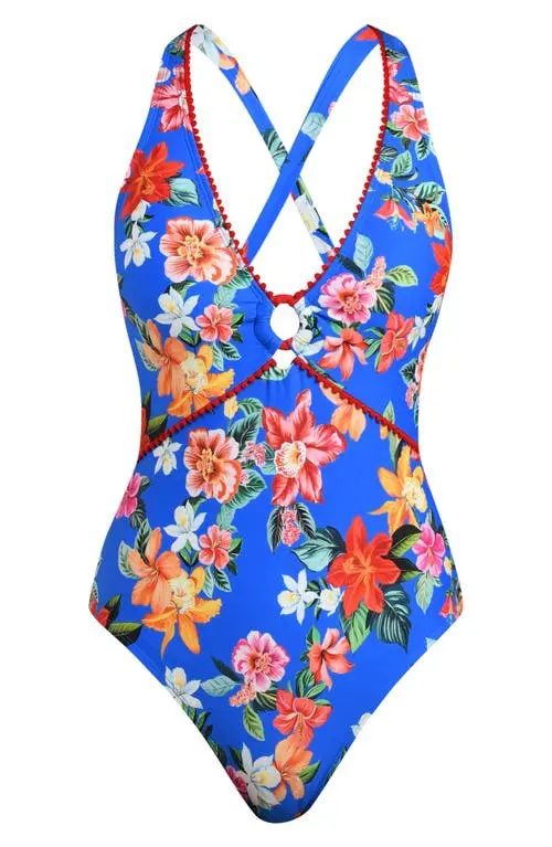 La Blanca Plunge One-piece Swimsuit