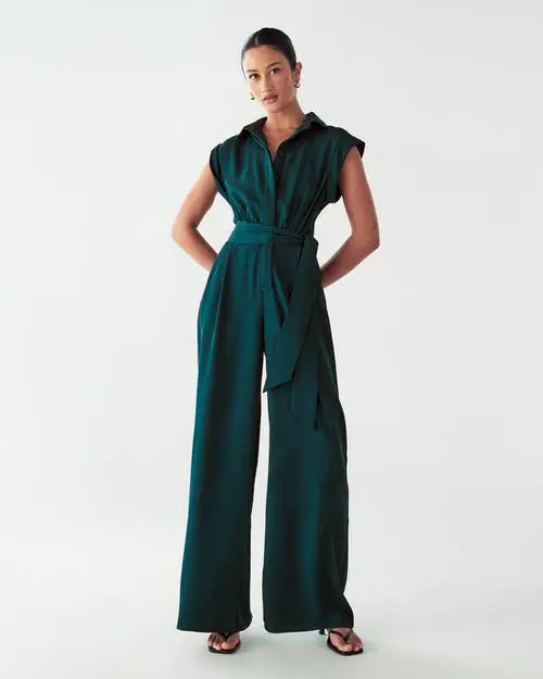 WILLA Kobe Jumpsuit - Teal