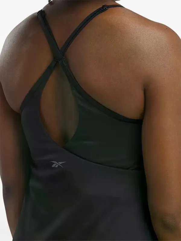 REEBOK Lux Scoop-neck Minidress