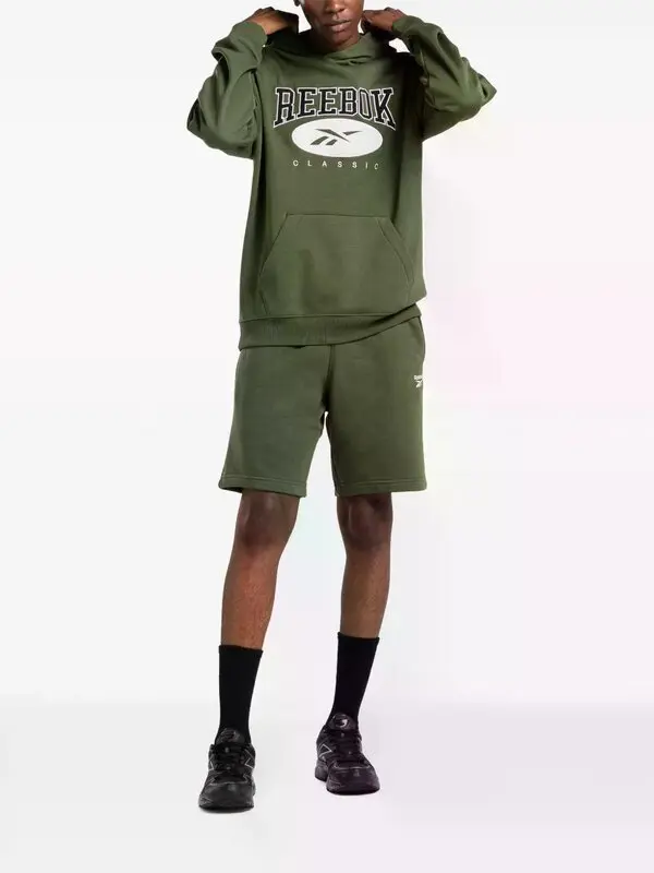 REEBOK Varsity Logo-embroidered Hoodie