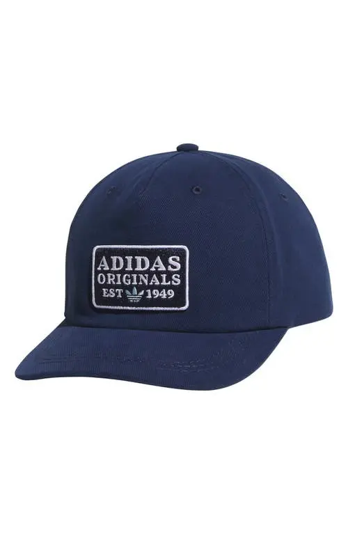 Adidas Utility Patch Snapback Baseball Cap - Night Indigo/white/sky Blue
