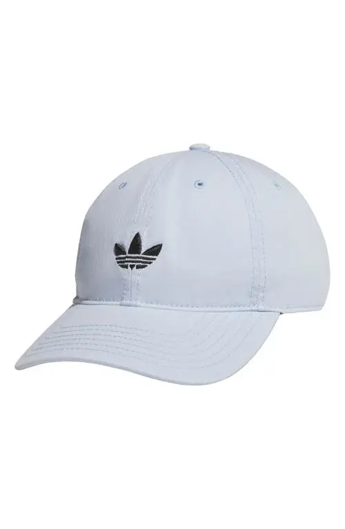 Adidas Trefoil Embroidered Adjustable Baseball Cap - Crystall Sky Blue/black