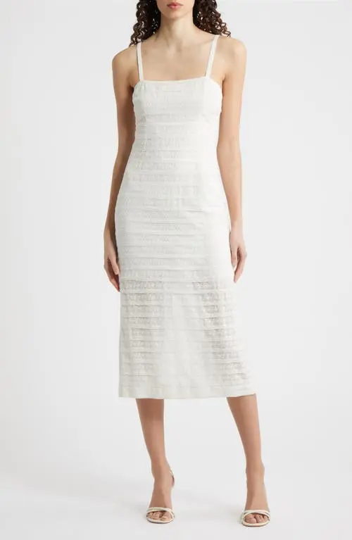 LoveShackFancy Verna Embroidered Lace Cotton Dress