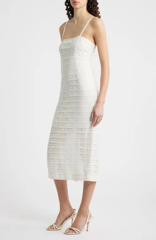 LoveShackFancy Verna Embroidered Lace Cotton Dress