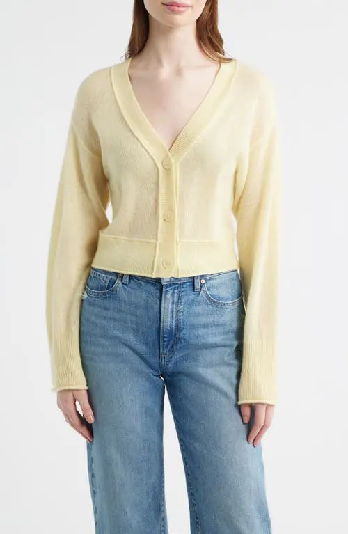 LoveShackFancy Lawrence Crop Cashmere Cardigan
