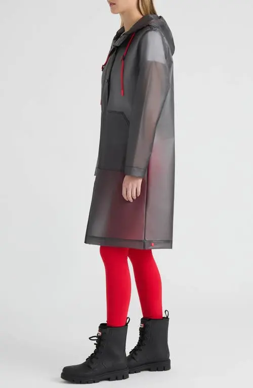 Hunter Alexa Waterproof Longline Hooded Raincoat