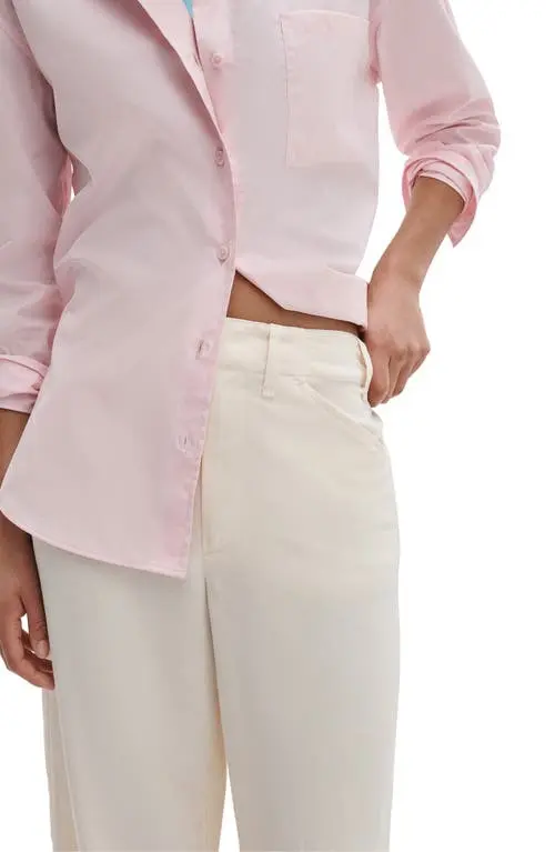 Rag & Bone Allison Ankle Wide Leg Pants - Ivory