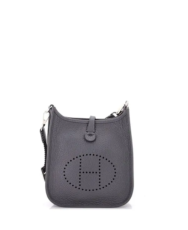 Hermès Tpm Evelyne Bag Gen Iii Clemence - Gray