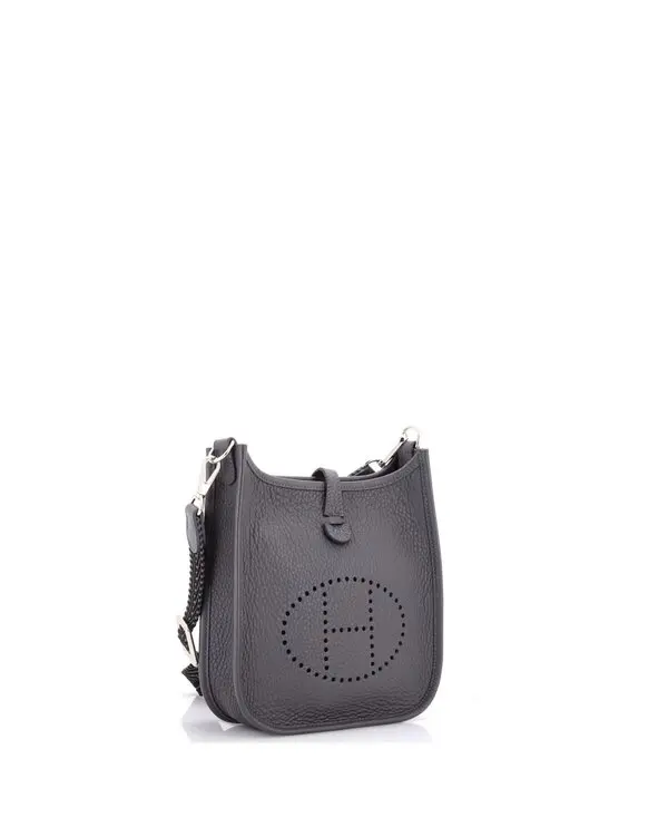 Hermès Tpm Evelyne Bag Gen Iii Clemence - Gray
