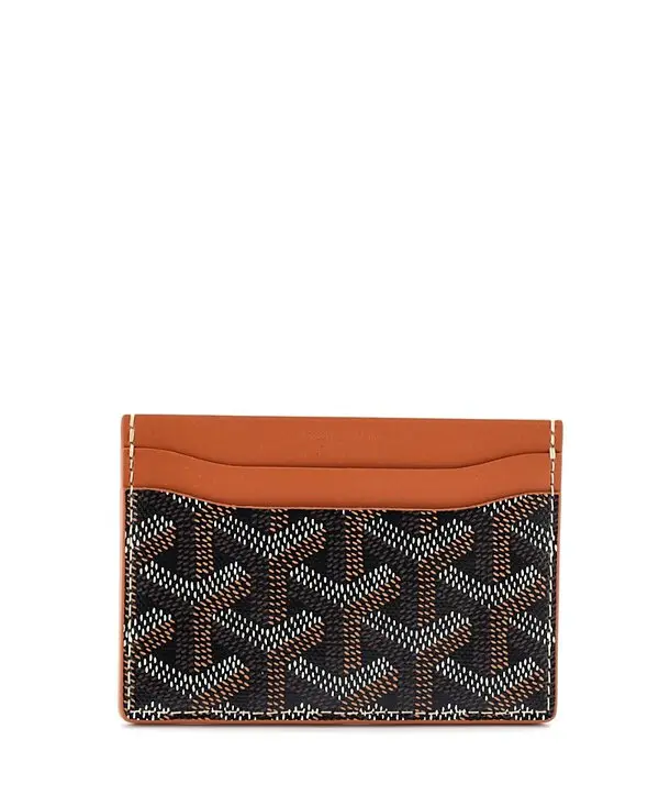 Goyard Saint Sulpice Card Holder Coated Canvas - Black