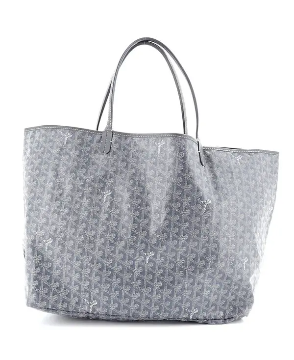 Goyard Gm Saint Louis Tote Coated Canvas - Gray