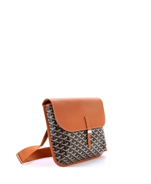Goyard Coursier Messenger Bag Coated Canvas And Leather - Brown
