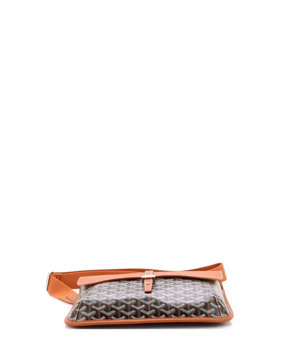 Goyard Coursier Messenger Bag Coated Canvas And Leather - Brown