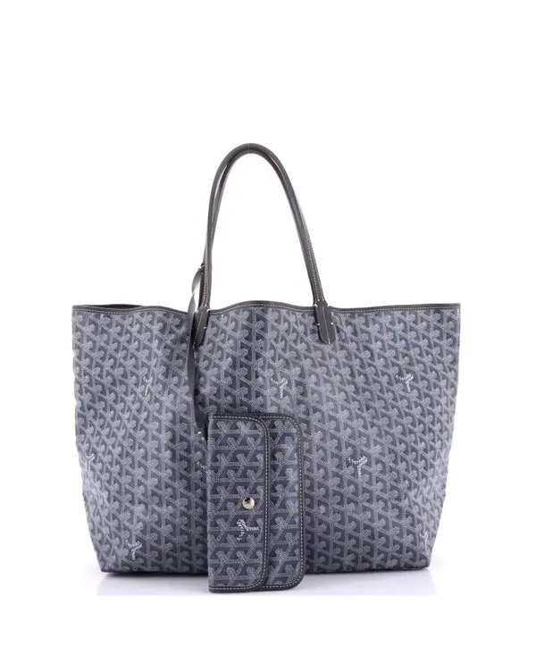 Goyard Gm Saint Louis Tote Coated Canvas - Gray