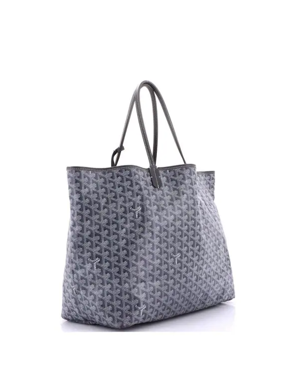 Goyard Gm Saint Louis Tote Coated Canvas - Gray