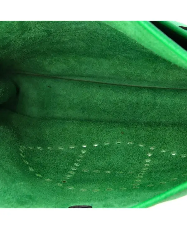 Hermès Pm Evelyne Bag Gen Iii Clemence - Green