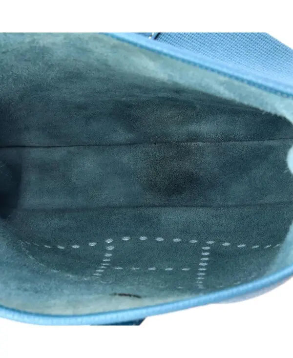Hermès Pm Evelyne Bag Gen Iii Clemence - Blue