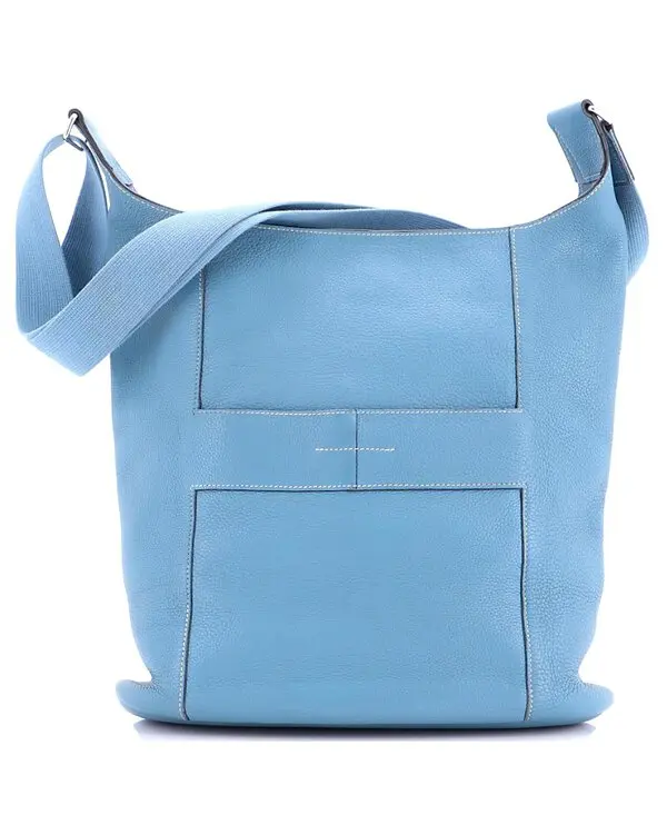 Hermès Gm Sac Good News Bag - Blue