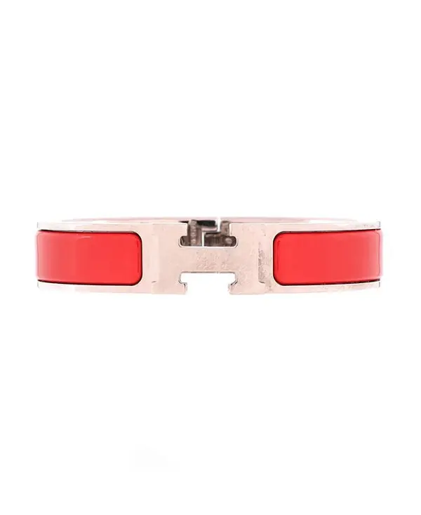 Hermès Narrow Clic H Bracelet - Enamel