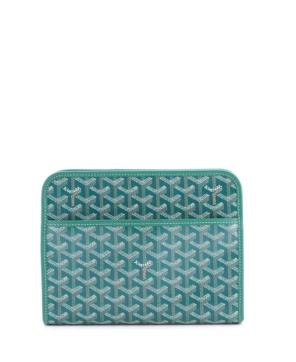 Goyard Mm Jouvence Toiletry Pouch Coated Canvas - Green