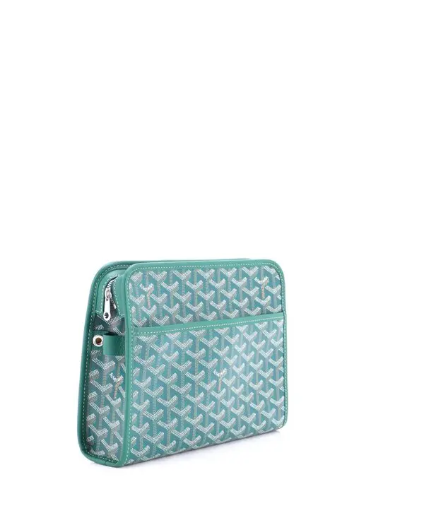Goyard Mm Jouvence Toiletry Pouch Coated Canvas - Green