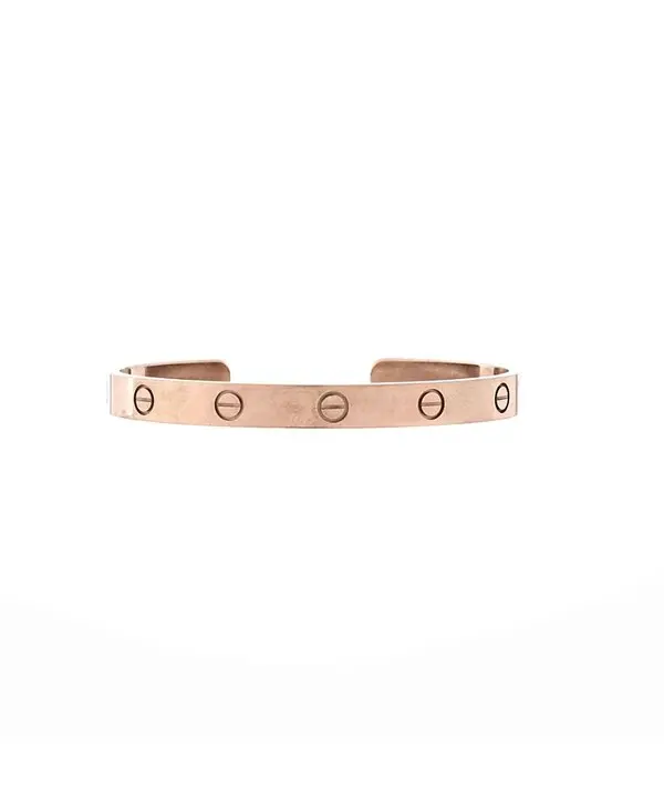 CARTIER Love Cuff Bracelet 18k Gold