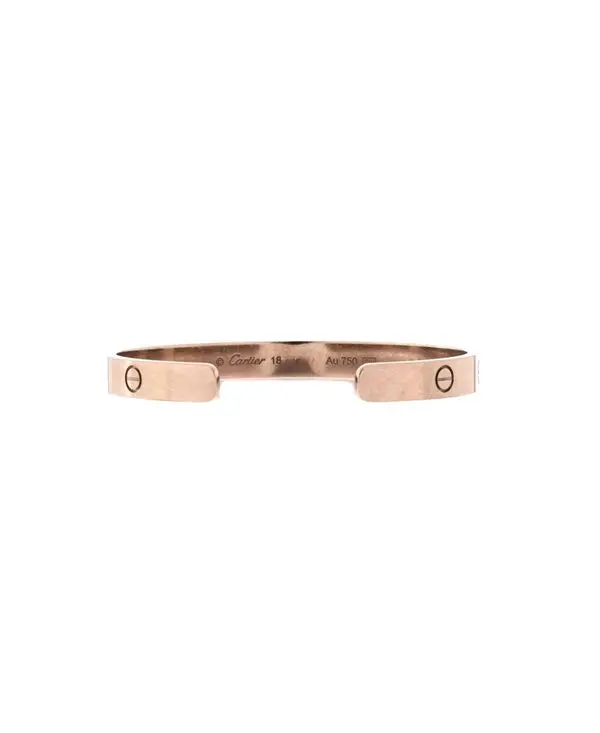CARTIER Love Cuff Bracelet 18k Gold