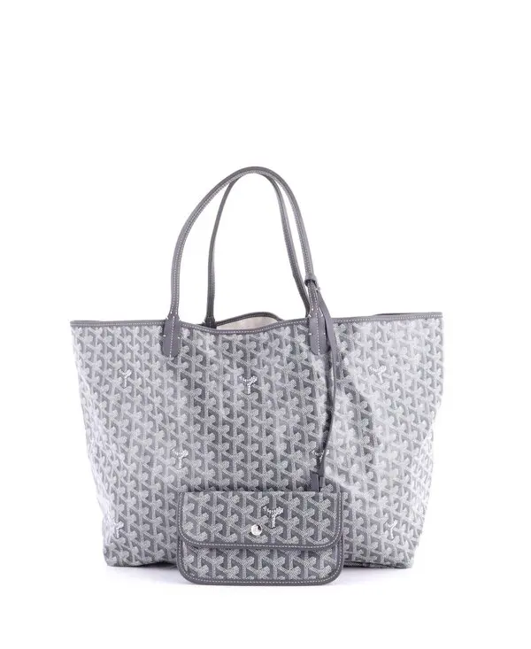 Goyard Gm Saint Louis Tote Coated Canvas - Gray