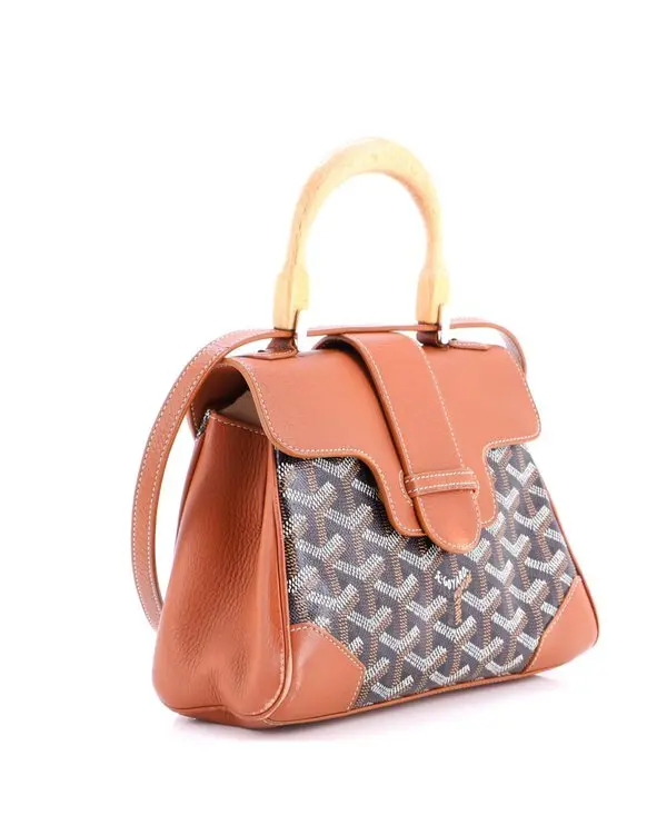 Goyard Saigon Top Handle Bag - Brown