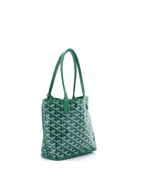 Goyard Anjou Reversible Tote Coated Canvas - Green