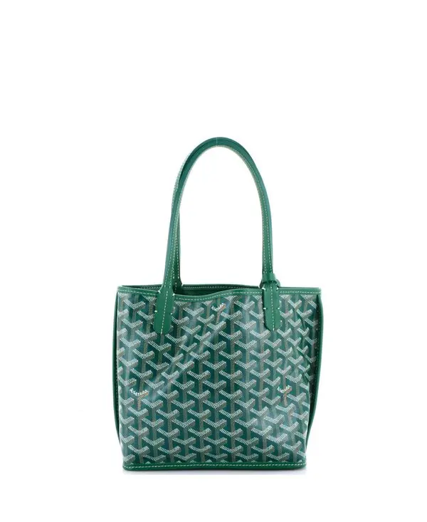 Goyard Anjou Reversible Tote Coated Canvas - Green