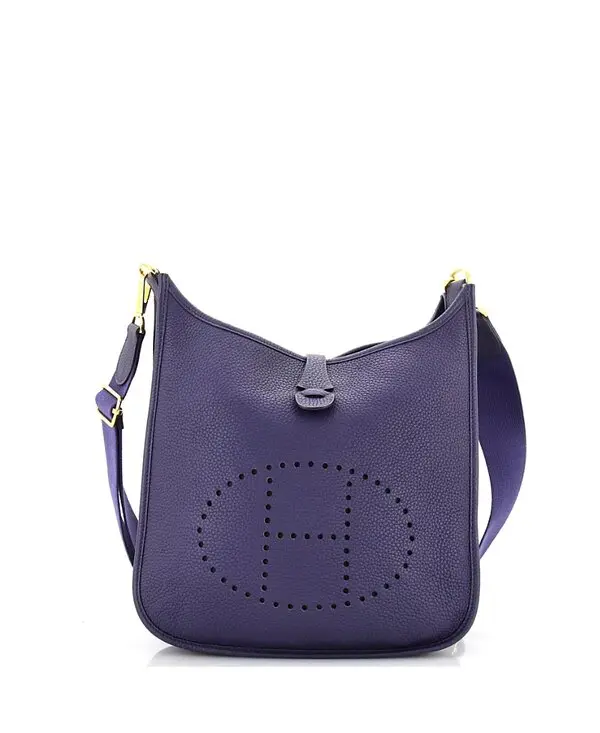 Hermès Pm Evelyne Iii Bag Clemence - Blue