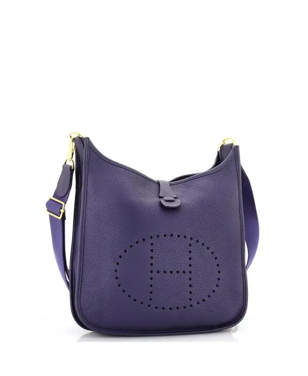 Hermès Pm Evelyne Iii Bag Clemence - Blue