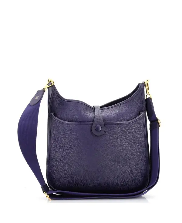 Hermès Pm Evelyne Iii Bag Clemence - Blue