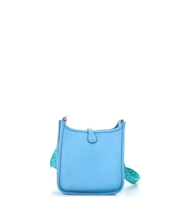 Hermès Tpm Evelyne Bag Gen Iii Clemence - Blue