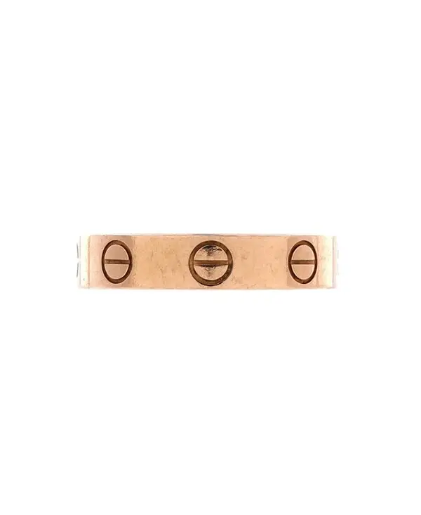 CARTIER Love Wedding Band Ring - Pink