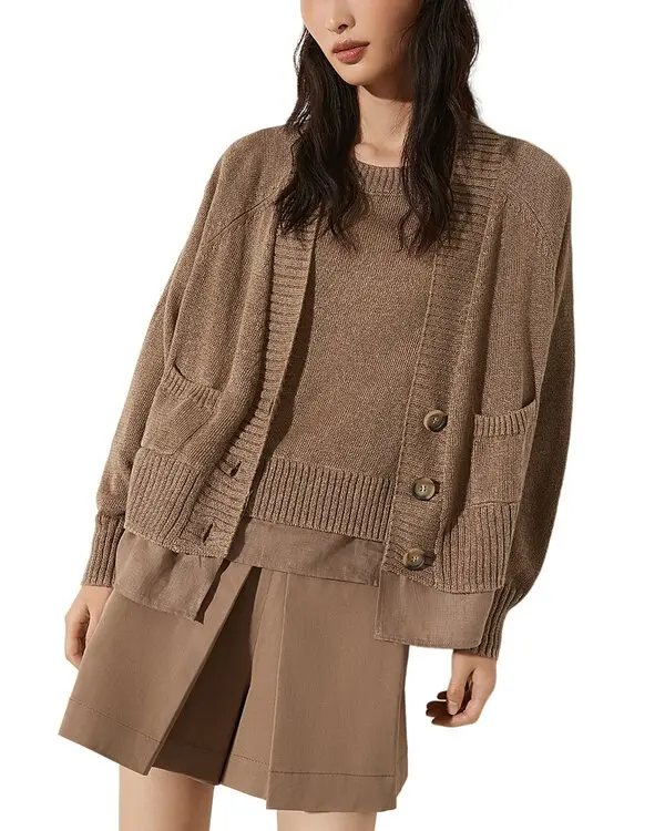 Max & Co. Mcodetto Linen Blend Jacket