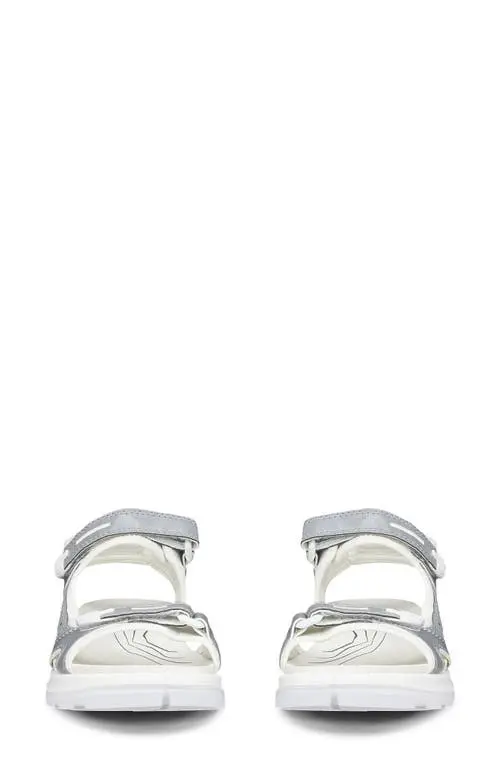 Ecco Offroad Sandal - Silver Reflective/white