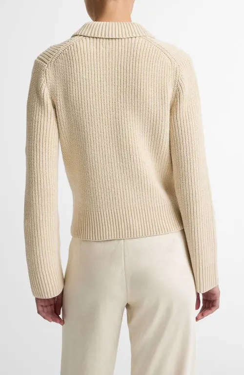 Vince Pocket Cotton-blend Sweater Jacket
