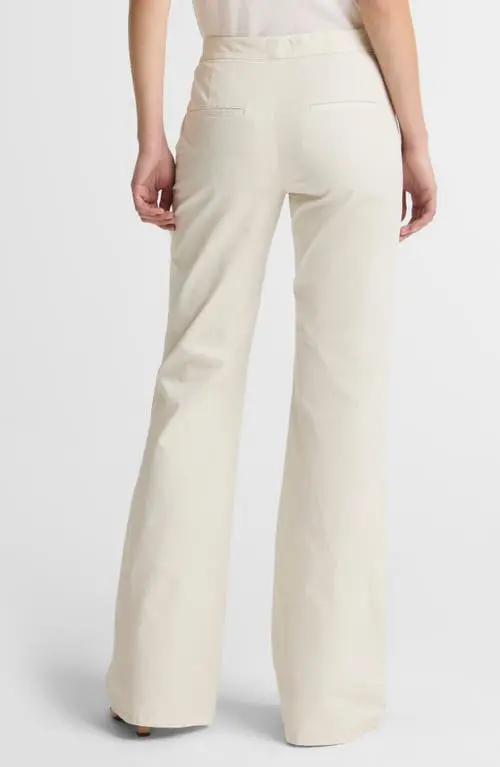 Vince Mid-rise Flare Pants - Horchata