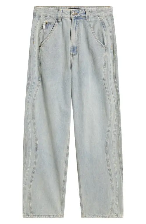 CRIMINAL DAMAGE Wavy Seam Relaxed Jeans