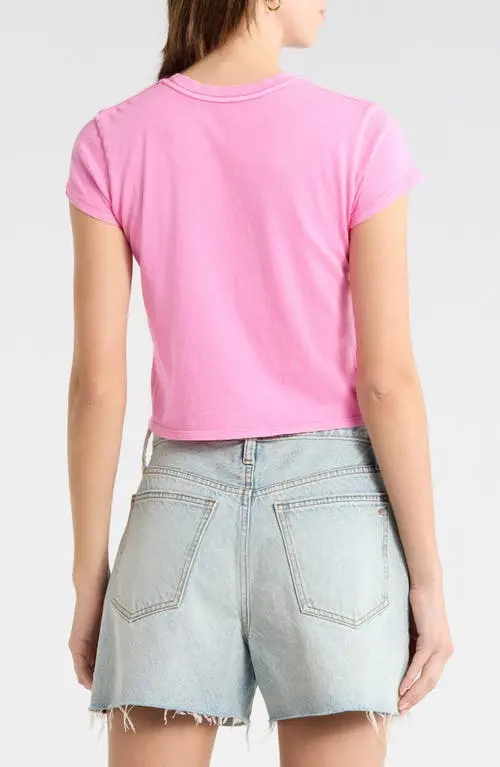 BILLABONG Crop Graphic T-shirt - Guava