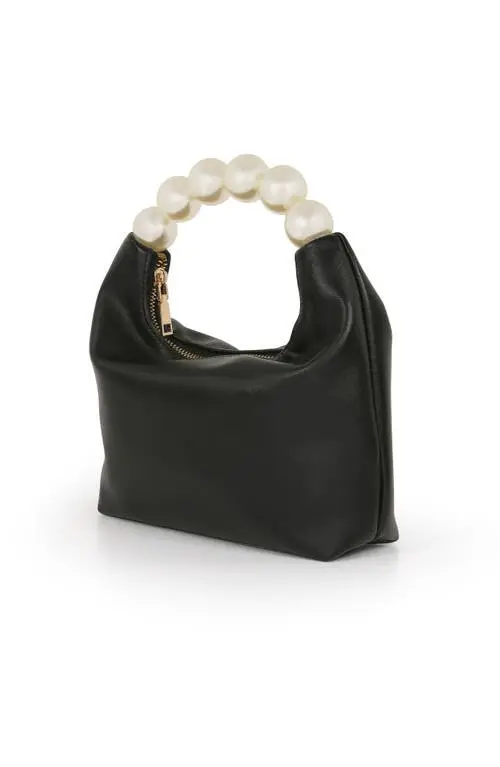 Badgley Mischka Calla Leather Top Handle Bag