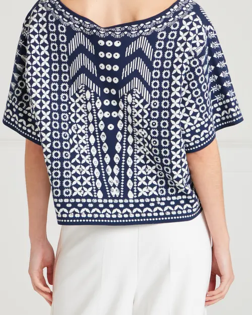 TEMPERLEY LONDON Tlalli Knit Top
