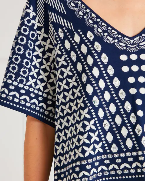 TEMPERLEY LONDON Tlalli Knit Top